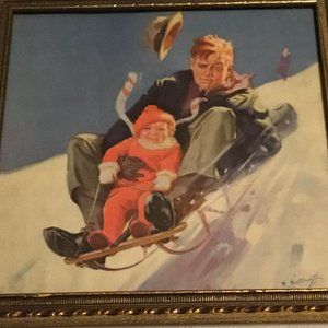 Hy Hintermeister | Art | Vintage 93s Framed Hy Hintermeister Picture Of ...